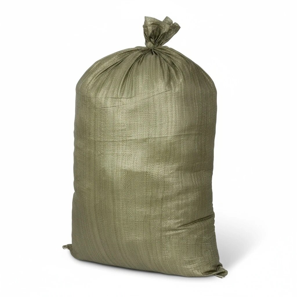 Мешок полипропиленовый 55х95 см Волга Полимер зеленый 10 штук