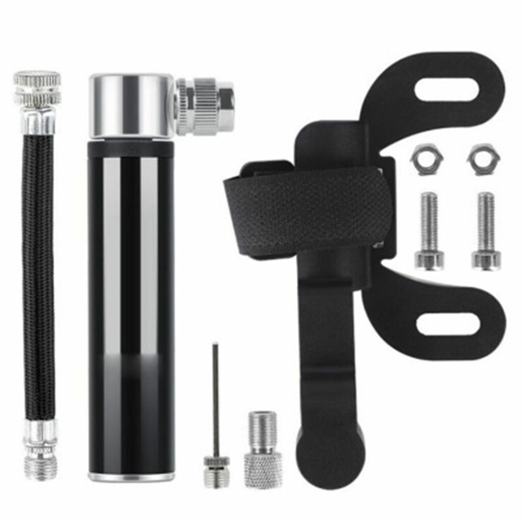 Мини-велосипедный насос подходит для Presta & Schrader 120PSI, включает комплекты креплений, легкие велосипедные шины шоссейных горных велосипедов