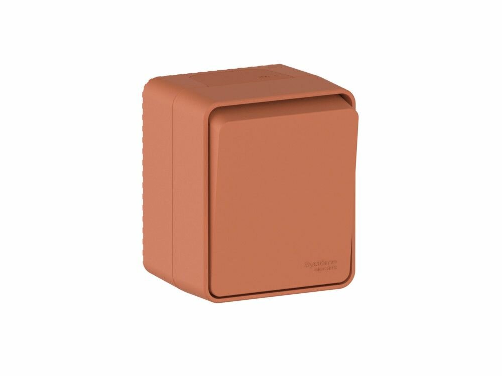 Выключатель 1-клавишный IP54 терракотовый Profi54 AtlasDesign ATN547011