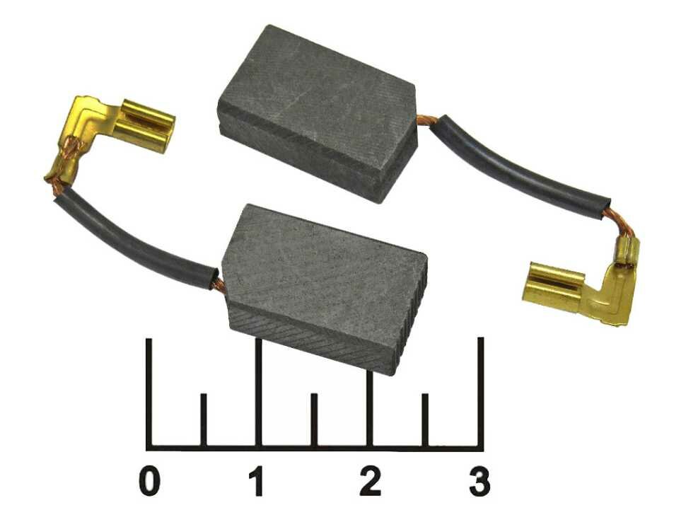 Щетка угольная 5.5*10.5*17 Интерскол ДУ-22/1200 №595 (2 штуки)