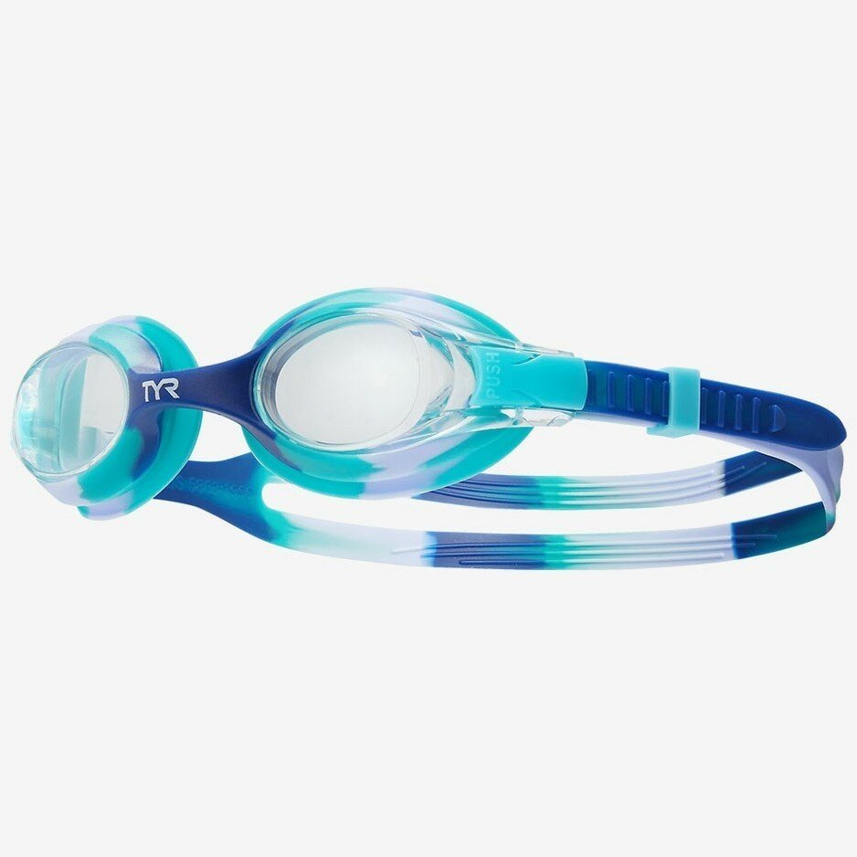 Очки для плавания детские TYR Swimple Tie Dye (509 Черный, O/S)