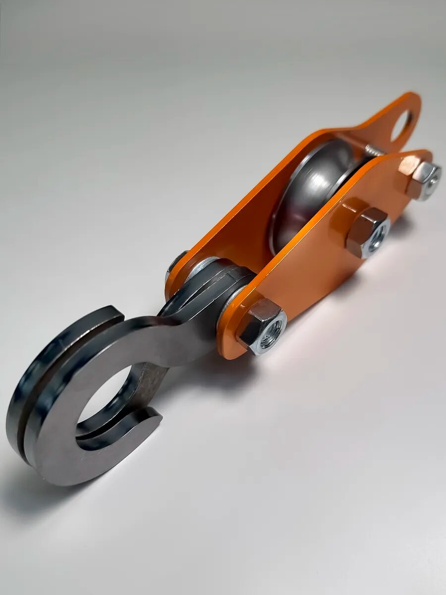 Полиспаст с петлей, ролик ф60 мм