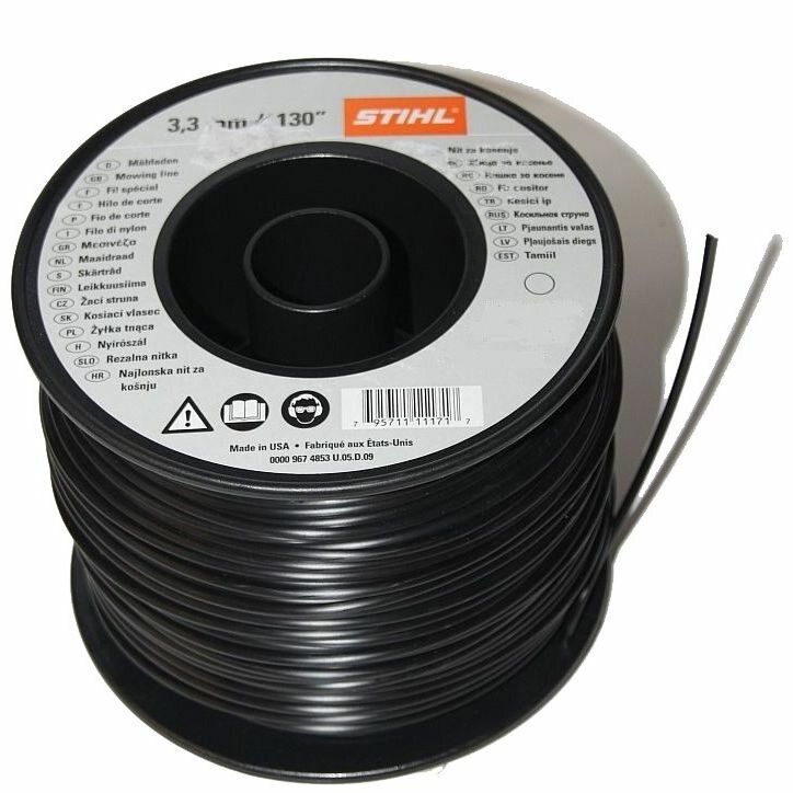 Леска для триммера 3.3 мм х 228 м круглая STIHL 00009302290 Оригинал