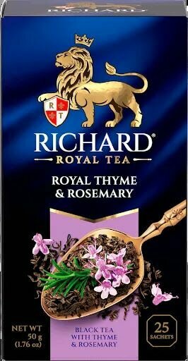 Чай черный RICHARD Royal Thyme & Rosemary, 25пак