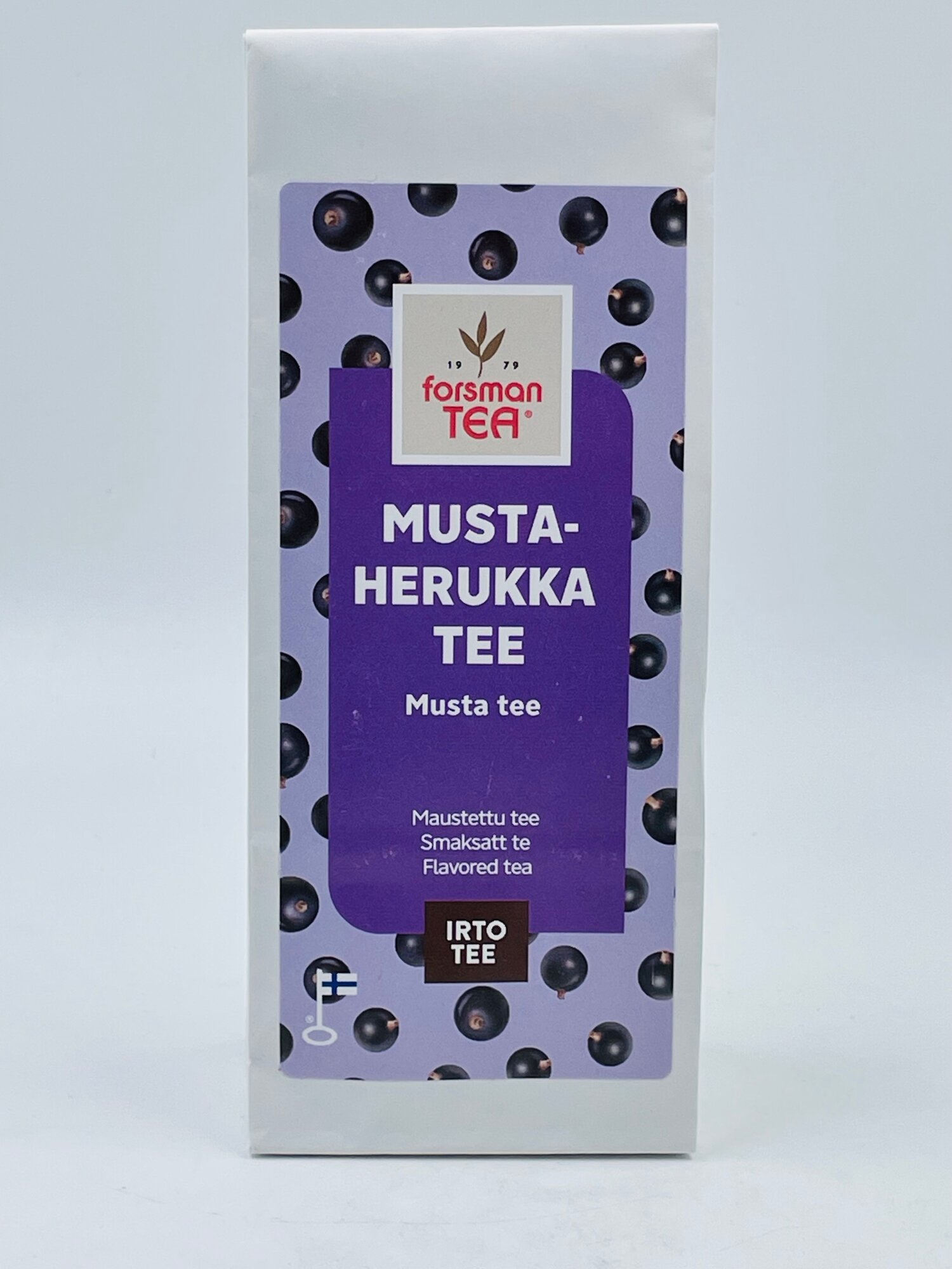 Чай черный FORSMAN "Musta-Herukka Tee" с черной смородиной 60 г (из Финляндии)