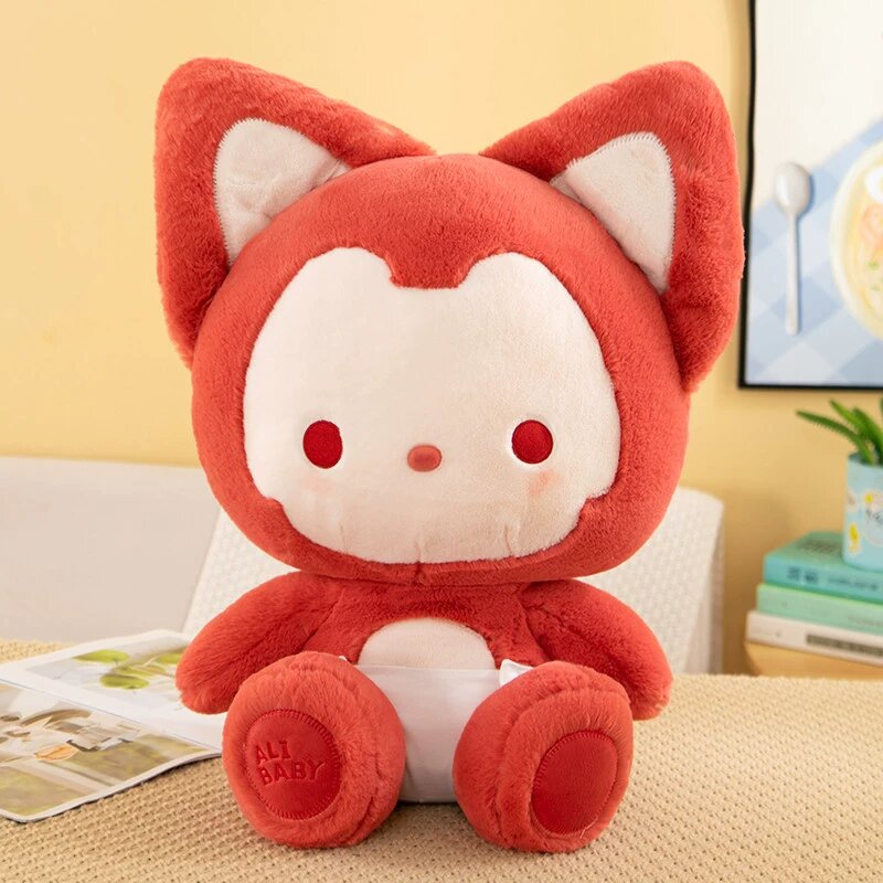 Кукла Baby Alie, милая плюшевая игрушка персикового цвета, кукла-белка, кукла из ткани, подушка, подарок на день