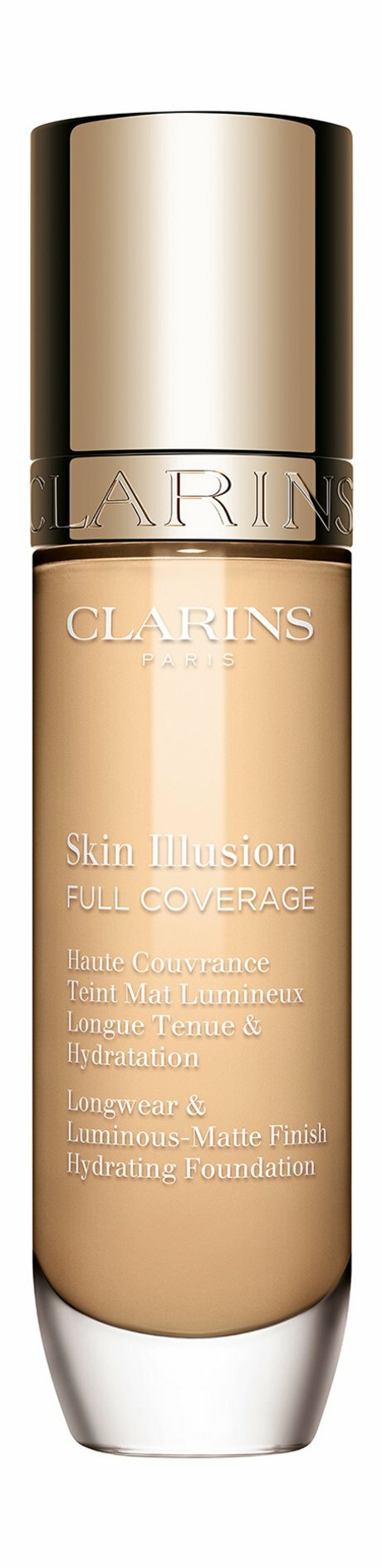 Clarins Skin Illusion Full Coverage Foundation Стойкий тональный крем для лица с матовым финишем | 100/5W 30мл