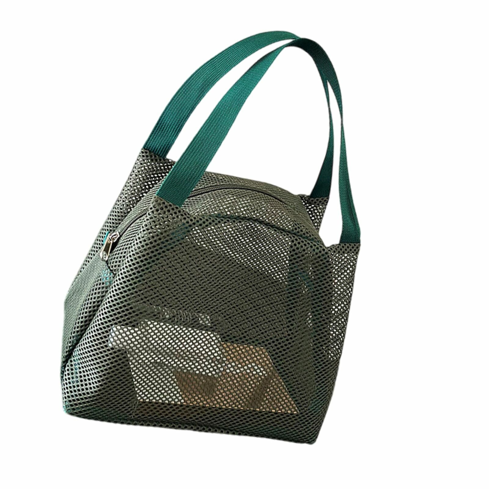 Портативная прозрачная сетчатая сумка для туалетных принадлежностей пляжа и кемпинга