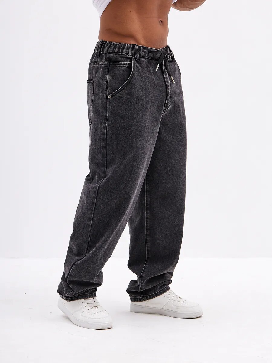 Джинсы багги 