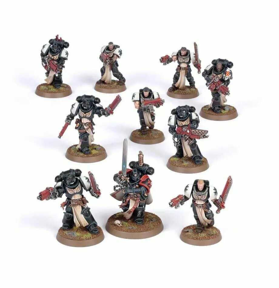 BLACK TEMPLARS PRIMARIS CRUSADER / Вархаммер 40к смола / Warhammer 40000 миниатюры