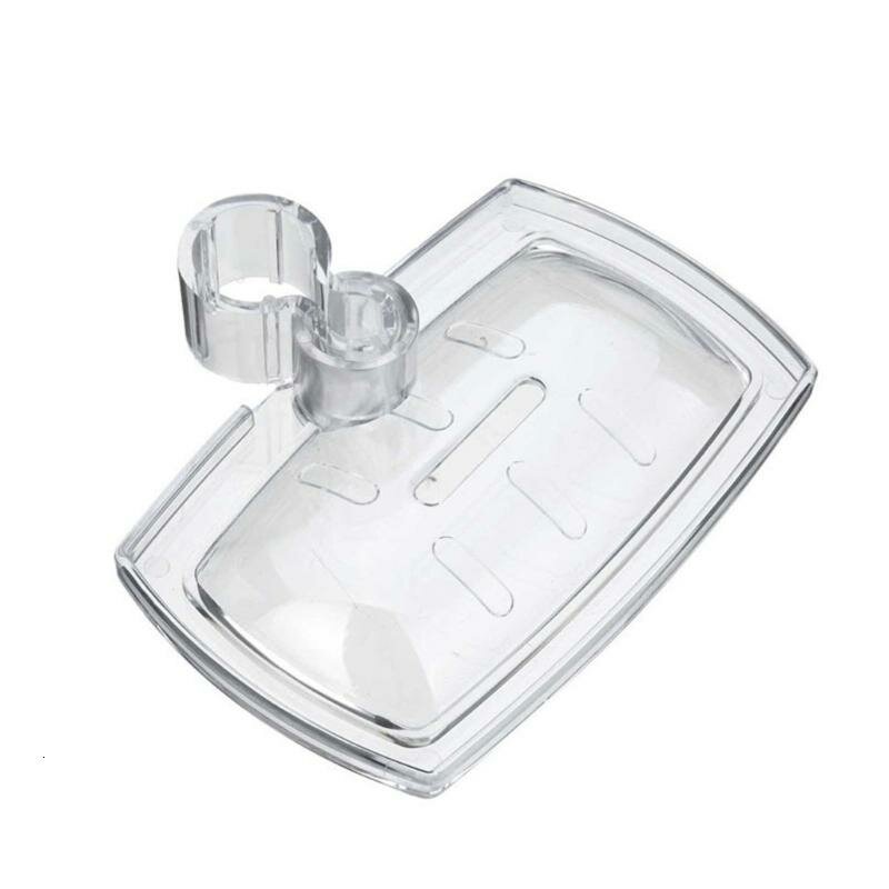 Регулируемый душевой штанг с дозатором для мыла, 45003 Прозрачный 22