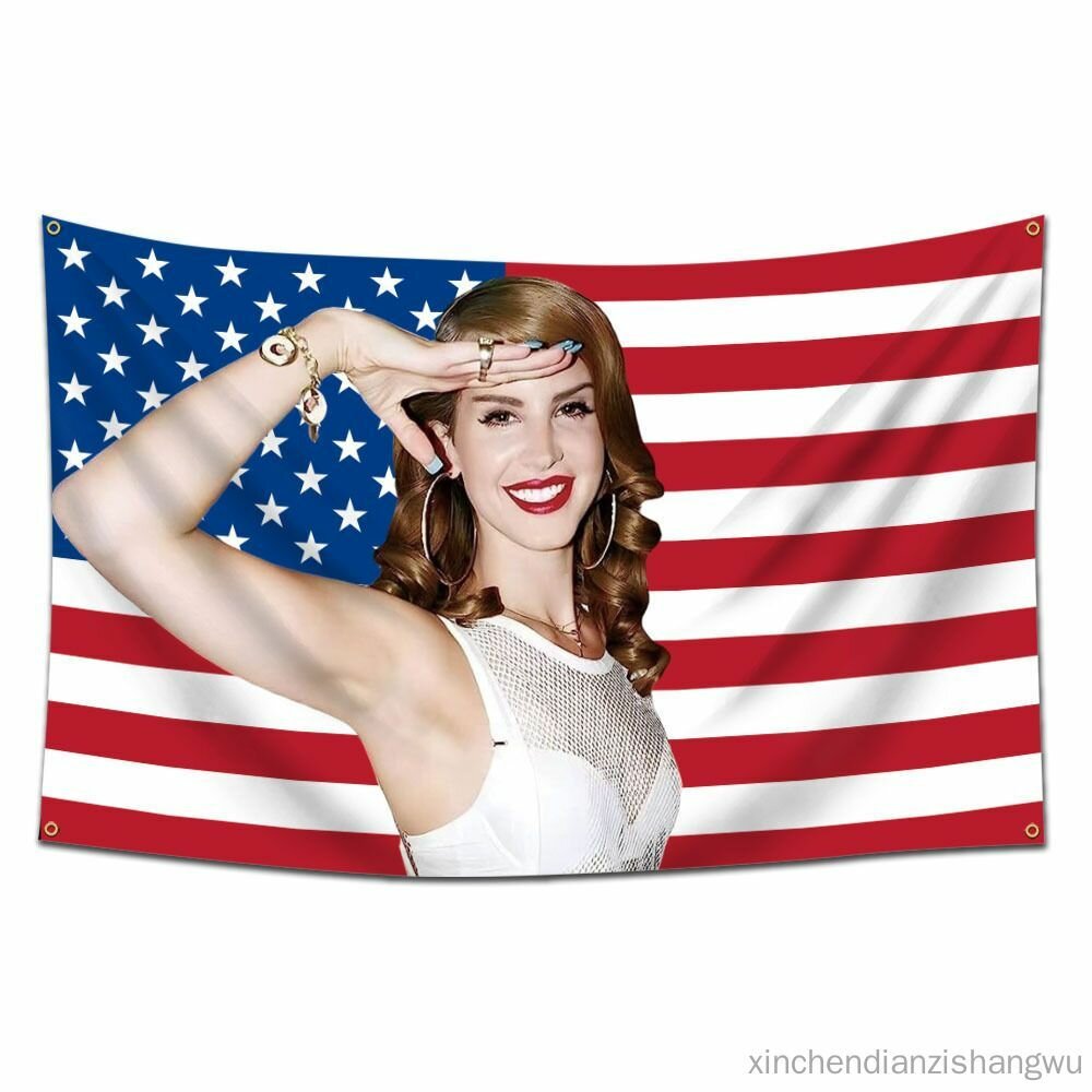 Флаг лана дель рей/ лана дель рей флаг/Lana DelRey flag 90x150cm