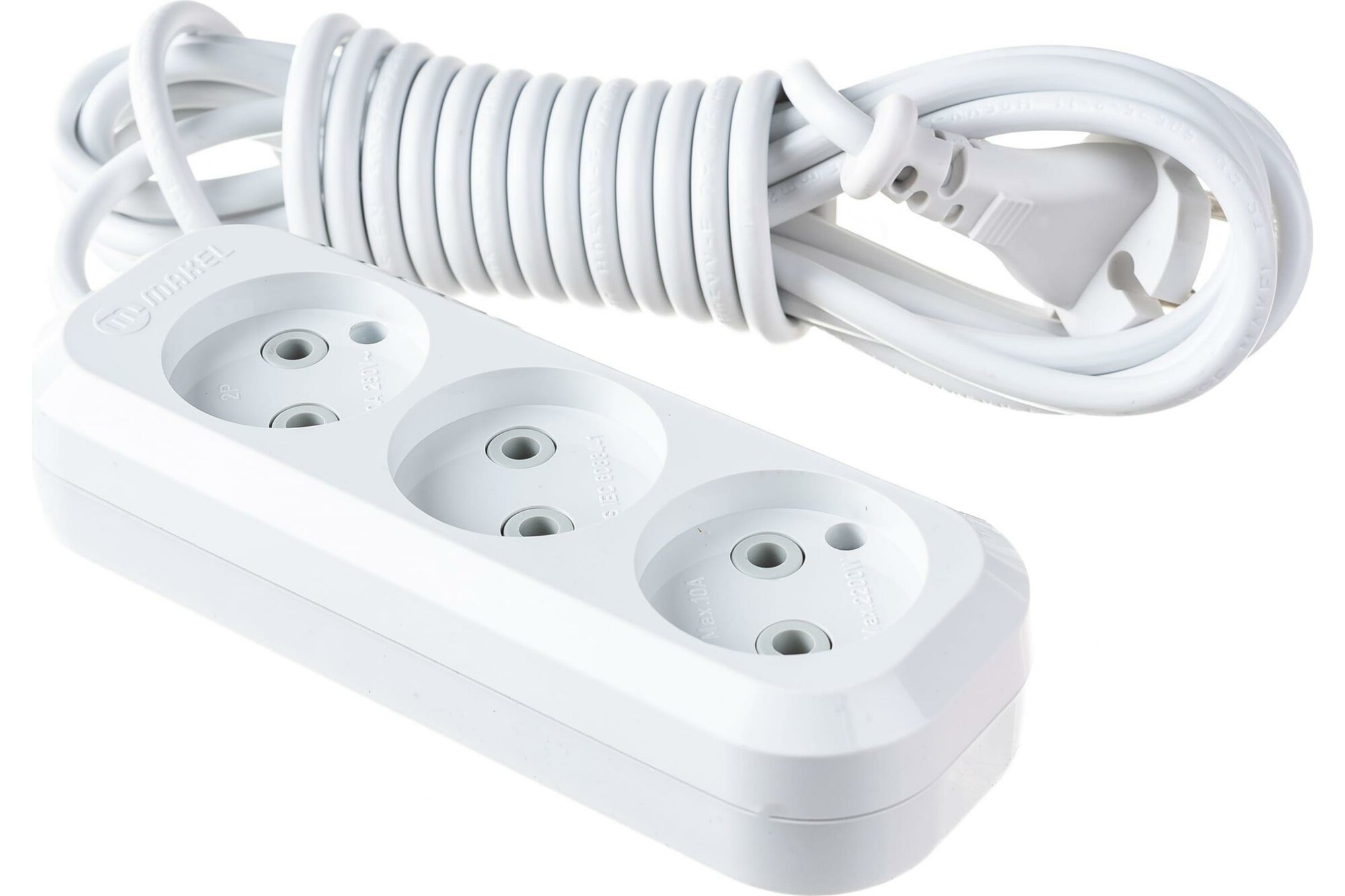 Удлинитель 3МЕСТНЫЙ 5М ПВС MAKEL