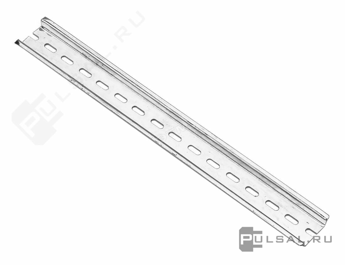 DIN-рейка оцинкованная сталь 30 см ДН-101 DEKraft
