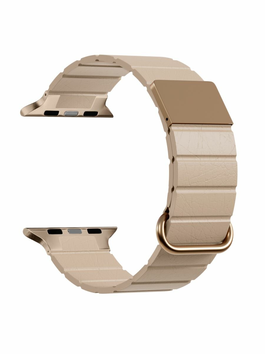 Кожаный ремешок Caweon Deneb для Apple Watch 44/45/46/49 мм DSP-39-42-Kha Beige