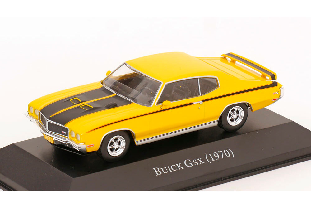 Модель коллекционная ALTAYA Buick gsx 1970 yellow flatblack