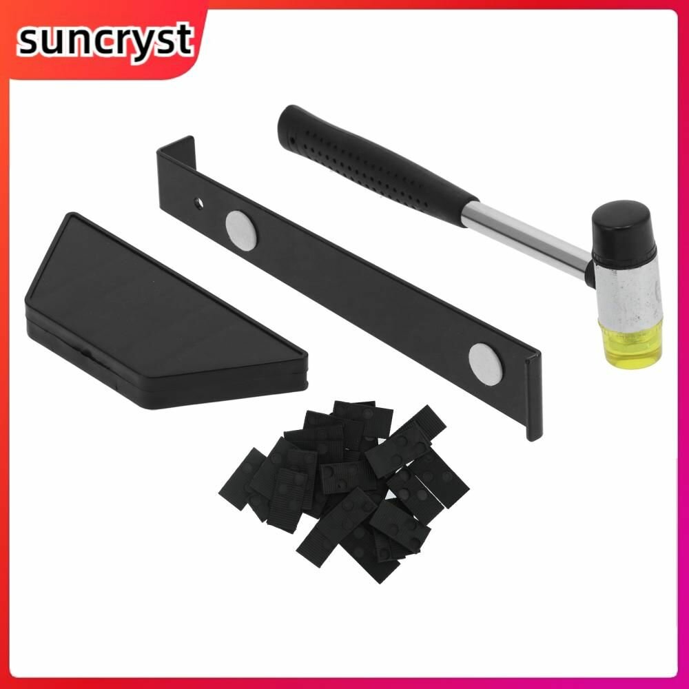 Инструменты для укладки пола, комплект с молотком и прокладками для домашних ремонтов