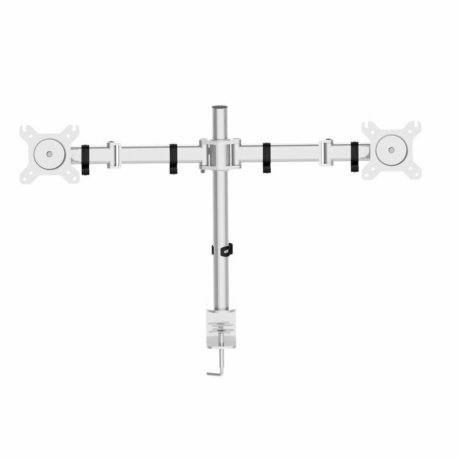 Кронштейн для мониторов Cactus CS-VM-D29-AL серебристый 13"-27" макс.8кг настольный поворот и наклон
