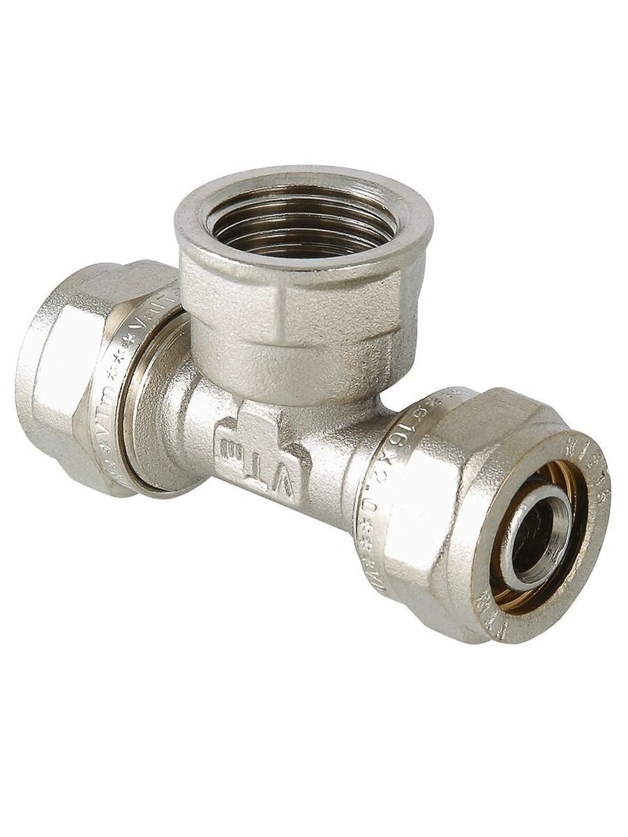 Тройник обжимной VALTEC 16х1/2"Вх16 VTm.332. N.160416