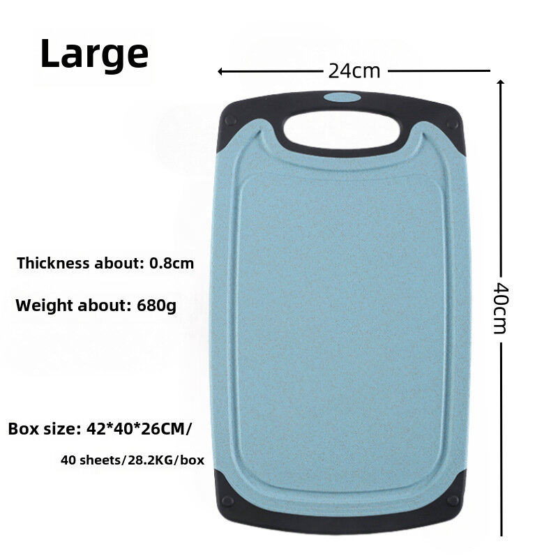 Разделочная доска Kitchen Tools, пластик, FDA, современный минимализм, синяя