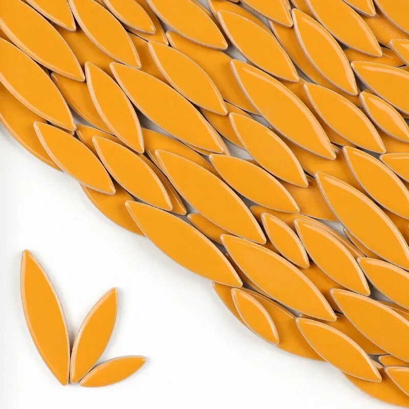 Керамические мозаичные плитки с листьями ивы