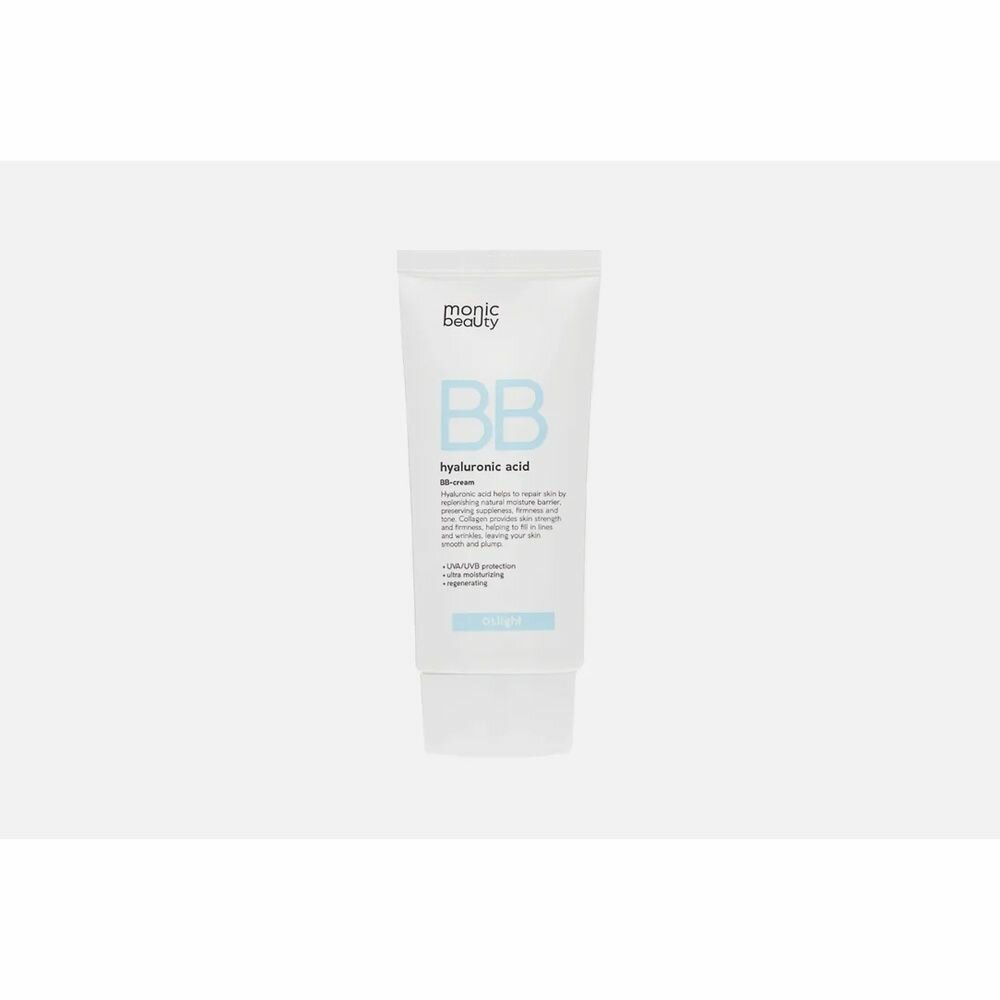 ВВ-крем Monic Beauty "Skin Code", 01, Лайт, с гиалуроновой кислотой, 50 мл
