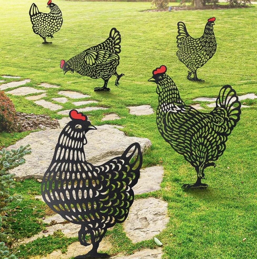 Декоративная садовая фигурка для ландшафтного дизайна, устойчивая к дождю и солнцу, украшение для сада, террасы и клумб