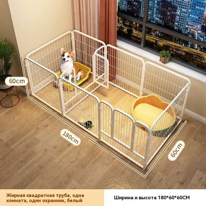 Клетка для собак/подходит для собак мелких и средних размеров/железный материал/