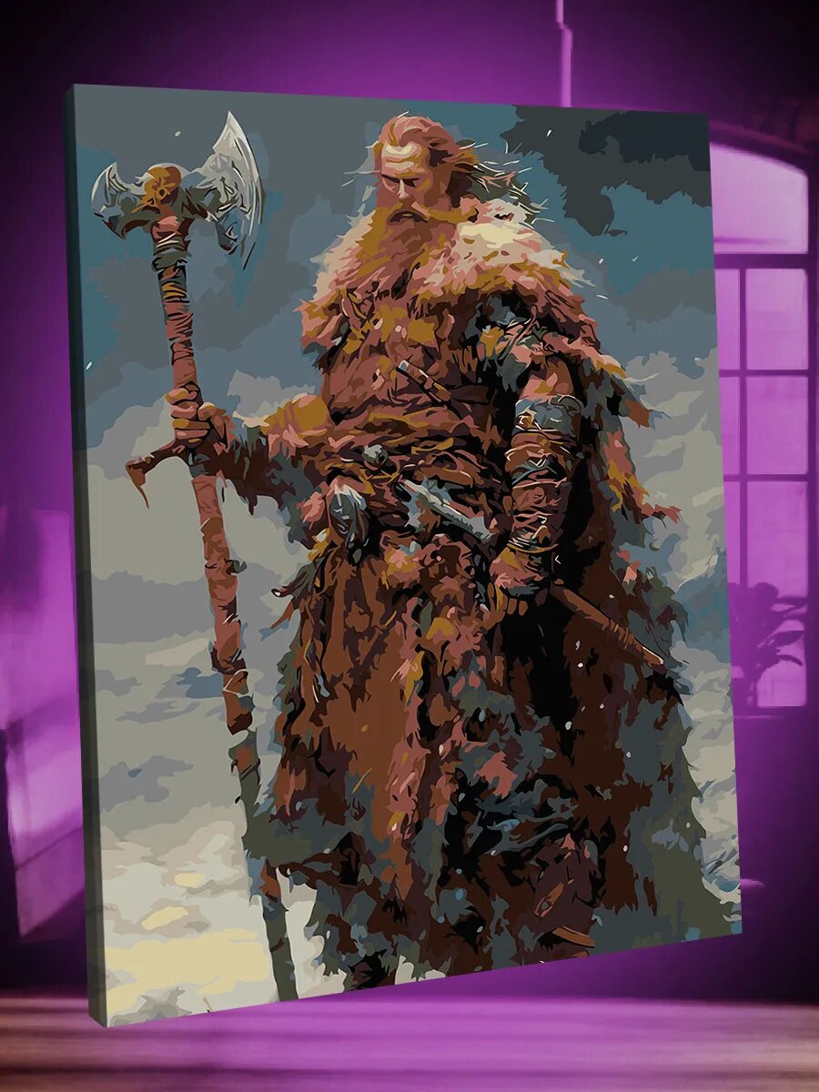 Картина по номерам Скандинавия викинги