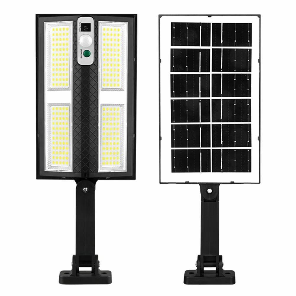 240 светодиодный 120 датчик движения, уличный фонарь на солнечной батарее, Водонепроницаемая внешняя вспышка с дистанционным управлением, 3000 мАч, От заката до рассвета, Угол освещения 360