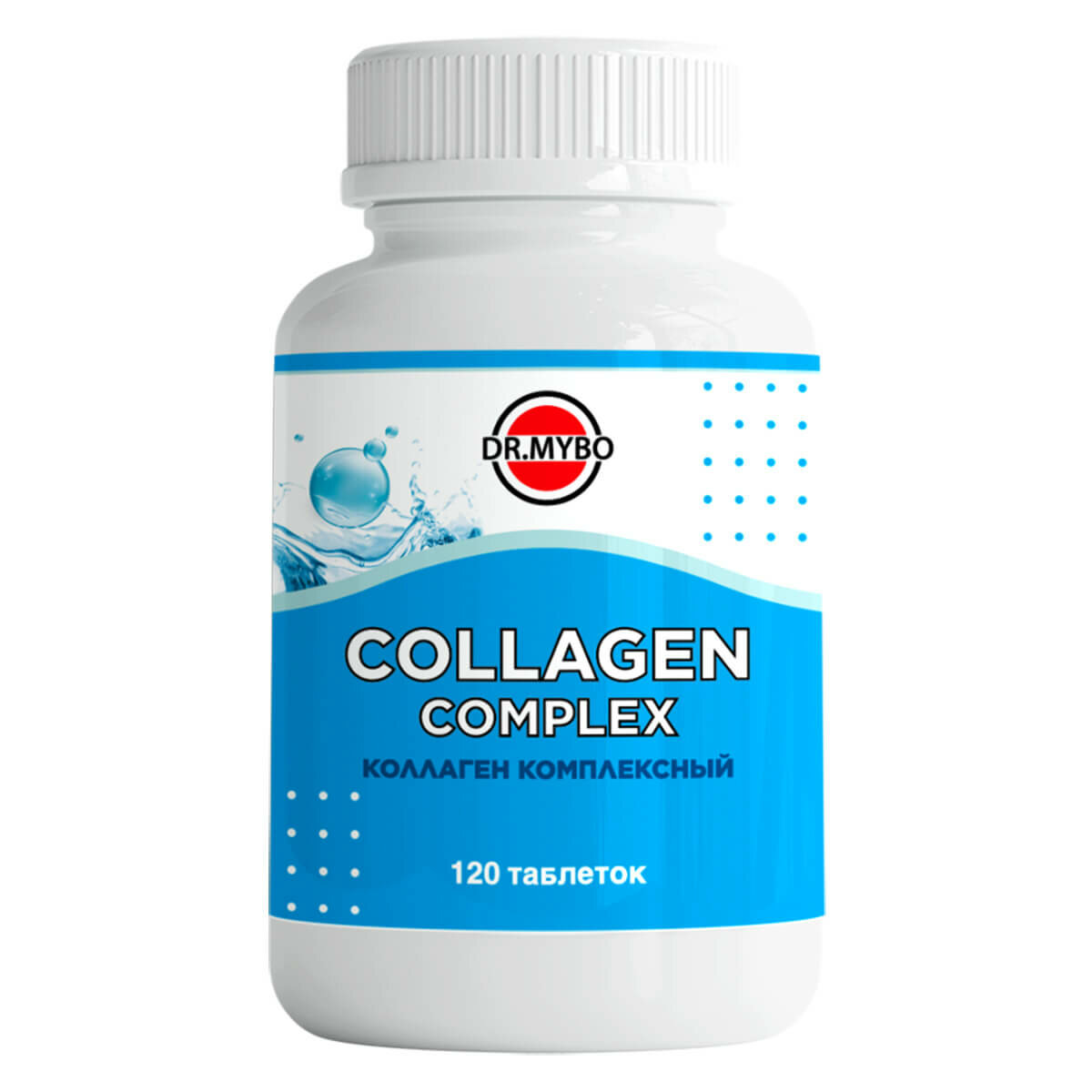 Коллаген говяжий+Витамин С, 500мг, 120 таблеток, Dr. Mybo