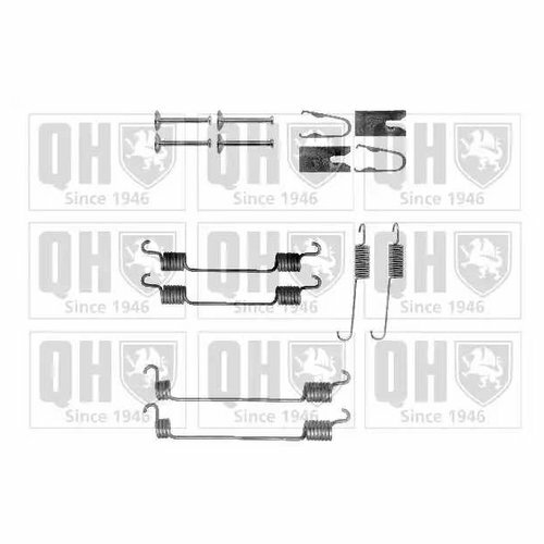 Комплект монтажный тормозных колодок Quinton Hazell BFK439 для Toyota Carina E, Corolla