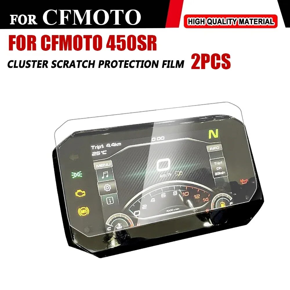 Для CFMOTO 450SR CF MOTO 250SR мотоциклетный спидометр, защитная пленка для экрана кластера, защитная пленка для приборной панели