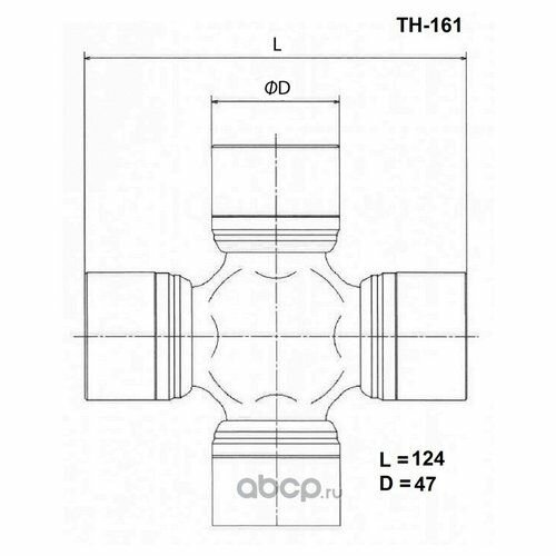Крестовина карданного вала Toyo TH161