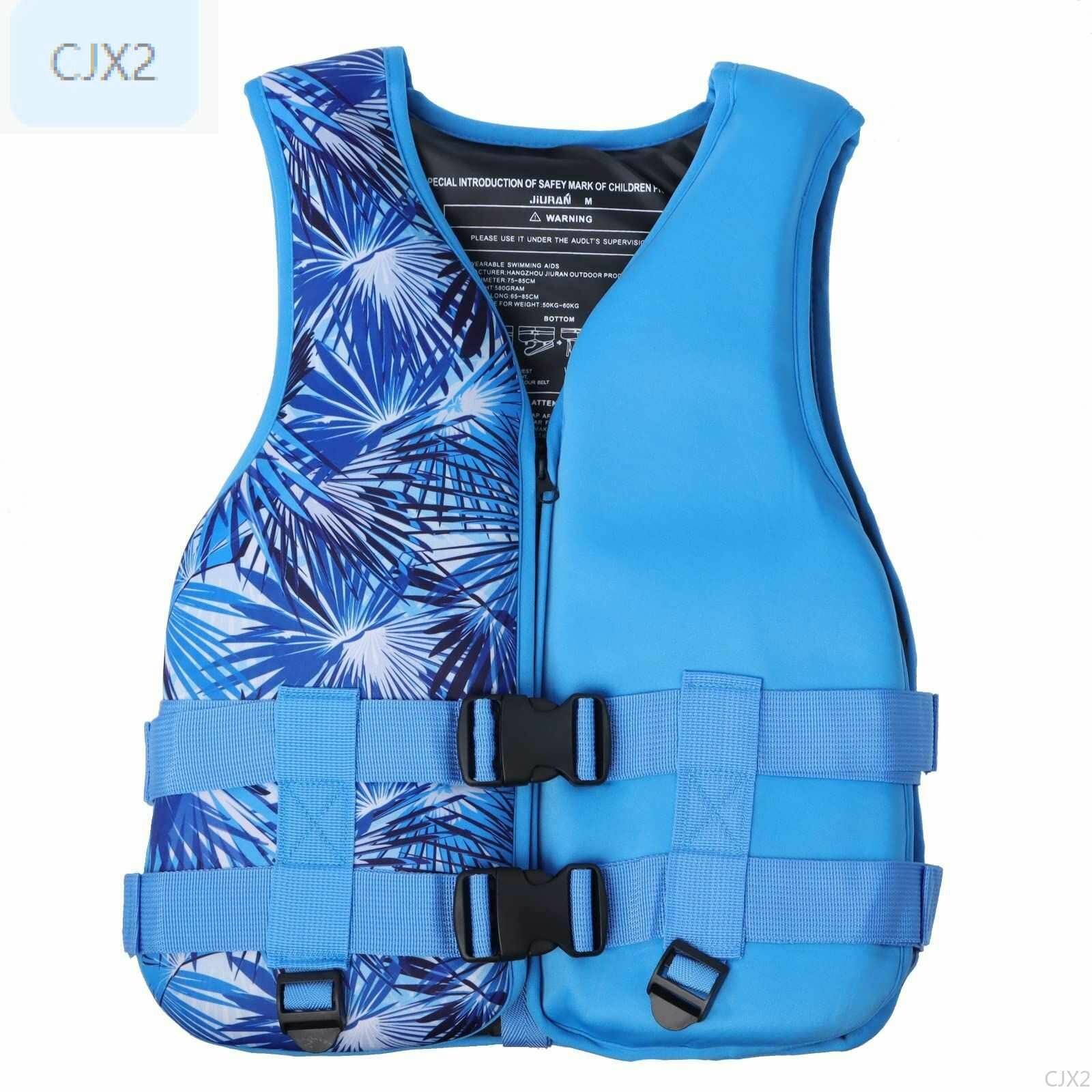 Мужские и женские спасательные жилеты, жилеты для плавания для взрослых, средства повышения плавучести, неопреновый материал, регулируемые,1 штука-CJX2