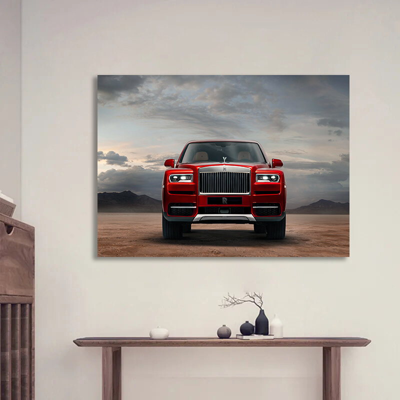 Картина роллс-ройс / машина, картины для интерьера / мальчику, 40х60 см.
