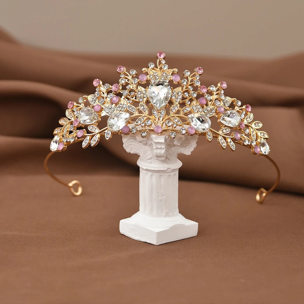 Детские хрустальные короны и диадемы Gold