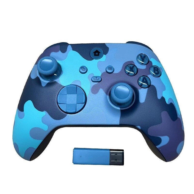 Геймпад беспроводной 2.4G в стиле Xbox с вибрацией для ПК/Windows/Steam/Android/iOS, джойстик с адаптером USB