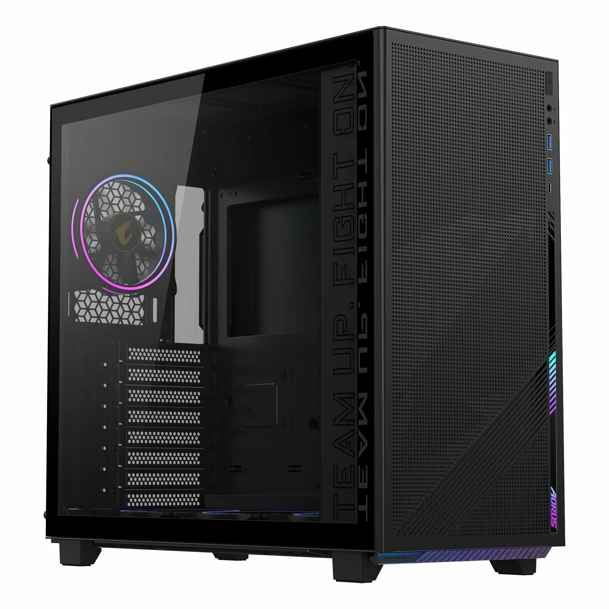 Компьютерный корпус ATX Gigabyte GB-AC400G черный (28300-ac400-1ckr)