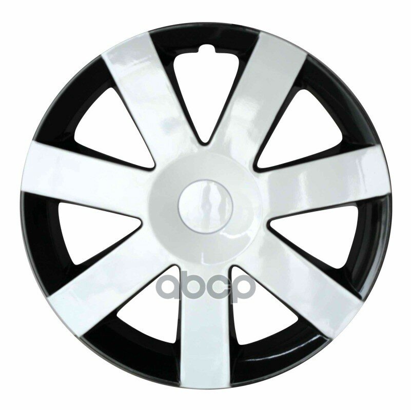 Колпаки R14 Andromeda 4шт (бело-черные) ABS-пластик ARNEZI A0702071 ARNEZI арт. A0702071