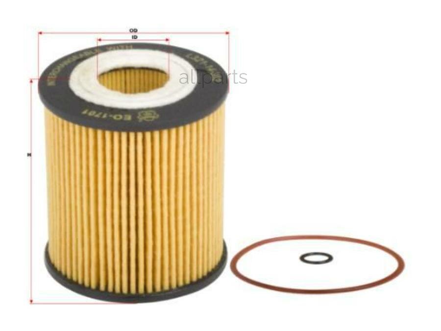 SAKURA EO1701 Sakura Фильтр масляный EO1701