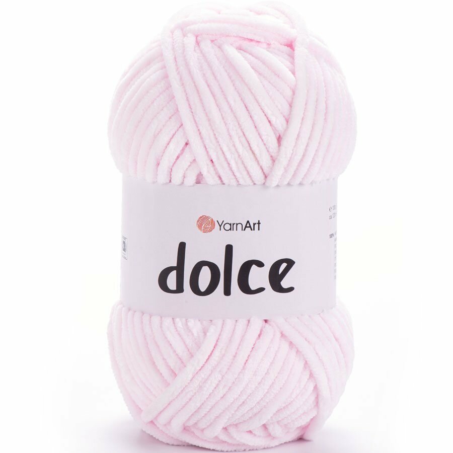 Пряжа Yarnart DOLCE 781 св. розовый (5 мотков)