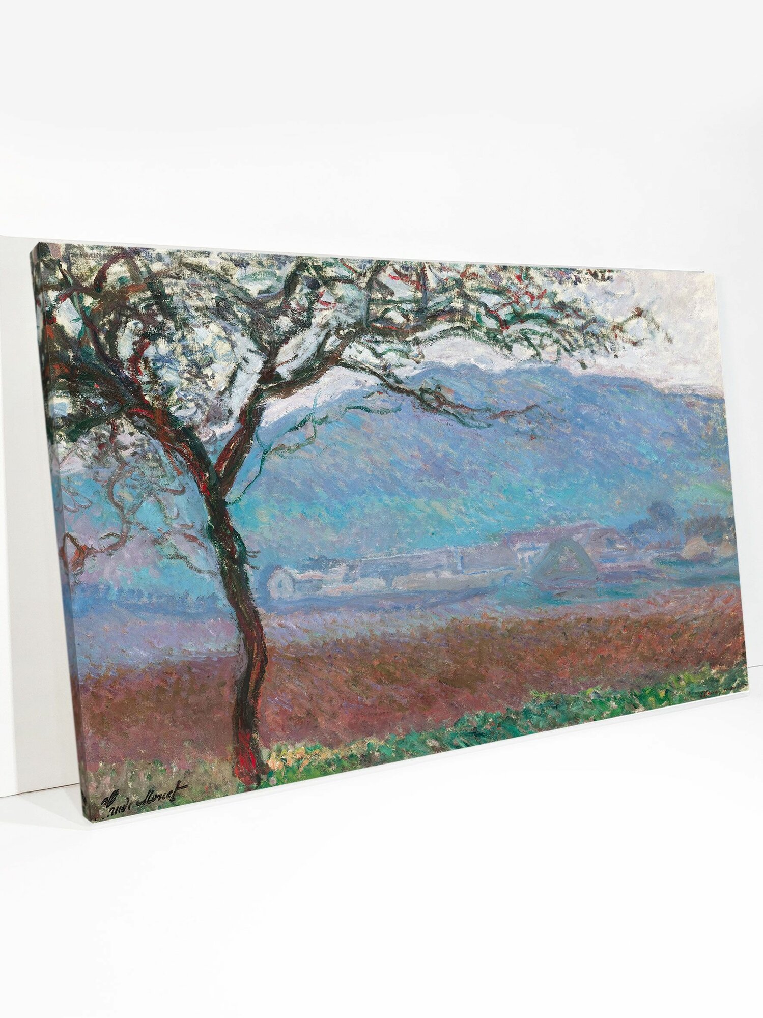 Картина Клод Моне Пейзаж в Живерни на холсте 30х40см