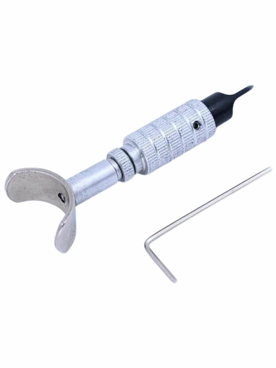 Поворотный резец (нож) для карвинга для работы с кожей, лезвие 0,9 мм