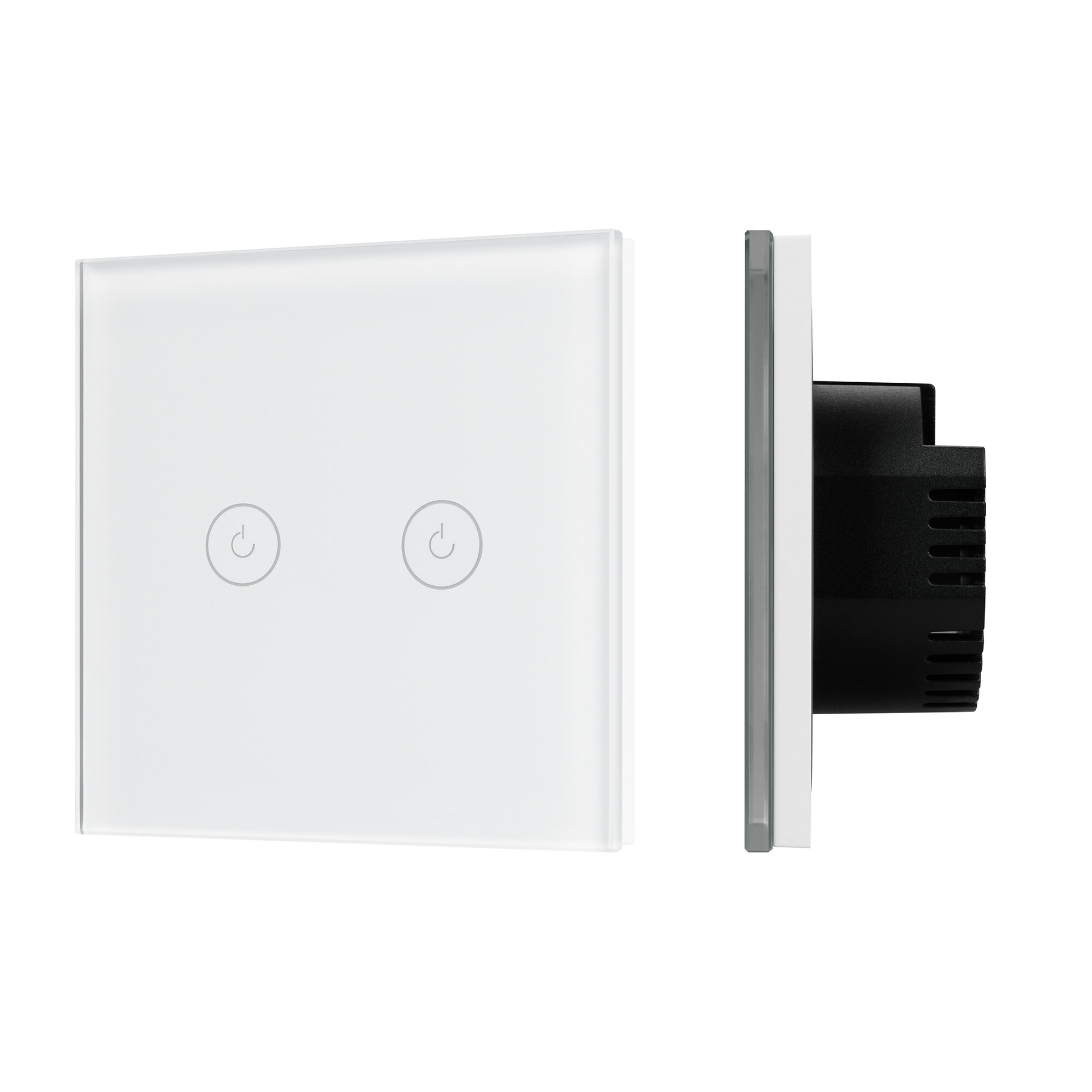 Выключатель сенсорный SWT-OMALI-S02-ZB-WH (250V, 10A, Zigbee) (Arlight, Стекло) 050041