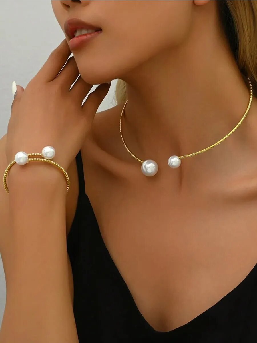 Колье, фианит, кристалл