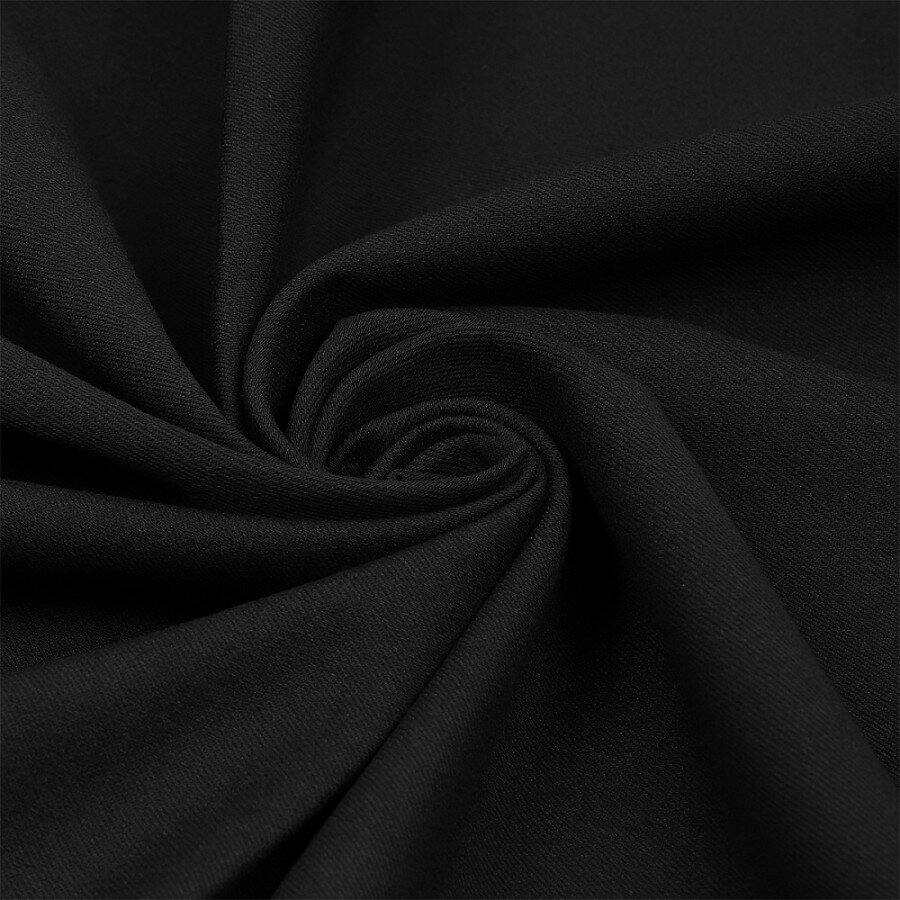 Ткань Джинса 240 г/м² 60 хлопок, 37% пэ, 3% лайкра шир.150 см T.0150.03 цв. черный уп.1,5м