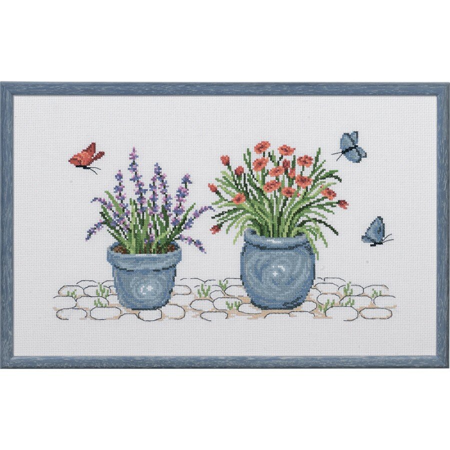 Набор для вышивания Лаванда и гвоздика 27 х 44 см PERMIN 90-0423