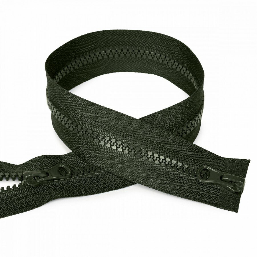Молния MaxZipper трактор N5 2 замка, 75см, цв. F328 хаки