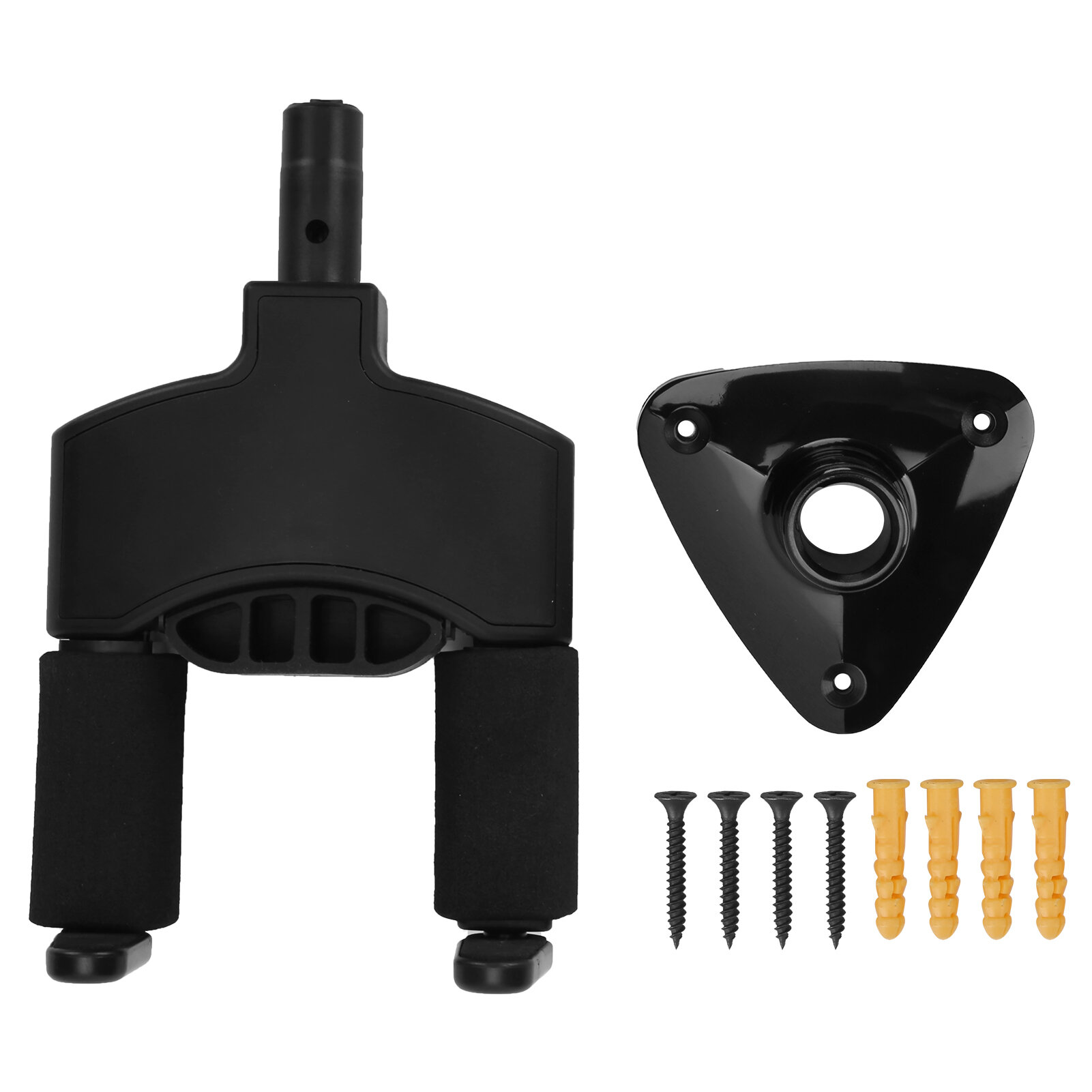 Guitar Wall Hook Mounting Bracket Stand with Automatic Lock for Ukulele Bass Home Office(Gravity Self Locking )